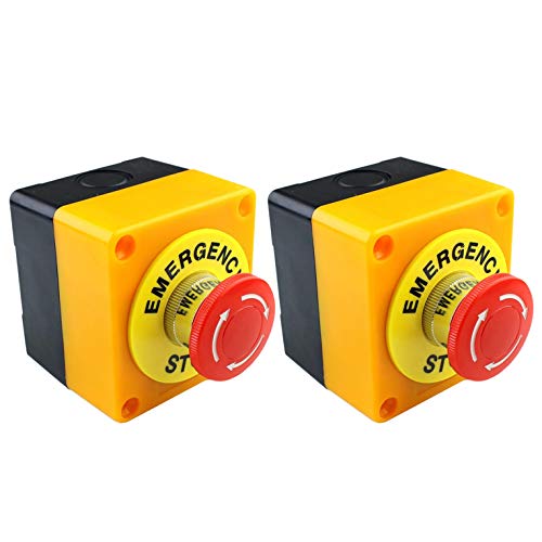 Set of 2 Emergency Switches / Shut-Off Pressure Switch + Nc 22 mm Gecko ...