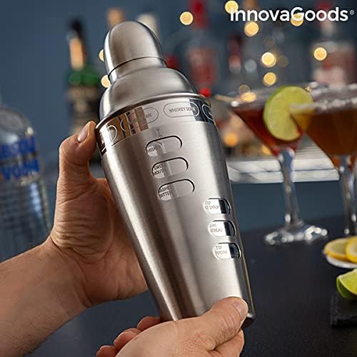 Cock Tail Shaker Mixer 500 Ml Rotating Double Shaker Professional Home ...