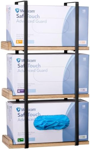 Amazon.com: Storage Standard Triple Glove Box Holder Wall Mount Glove ...