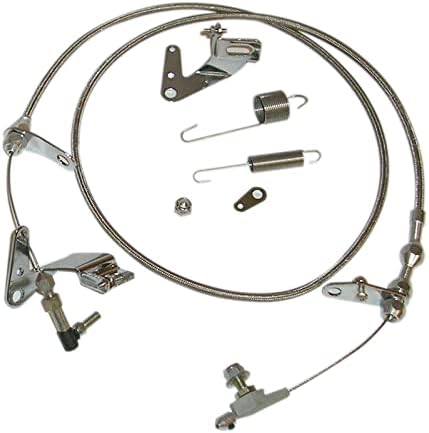 Amazon.com: Transmission Kick Down Cable Stainless Braided Kickdown ...