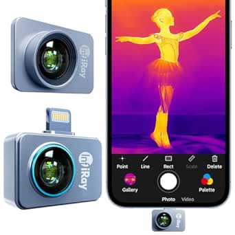 Infiray Thermal Camera For Iphone, Infiray P2 Pro Thermal Imager With ...