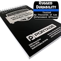 Amazon.com : Portage Public Safety Police Field Interview Notebook ...