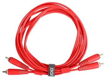 UDG Ultimate Audio Cable set Rca - Rca Red Straight 1.5M : Amazon.in ...