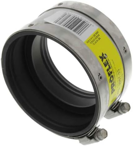 Amazon.com: 3" x 3" ProFlex Coupling (PVC, Steel, Extra-Heavy Cast Iron ...