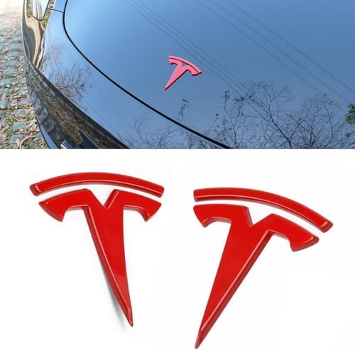 Amazon.com: Model Y Front Trunk/Rear Trunk Logo Sticker Badge Decals ...