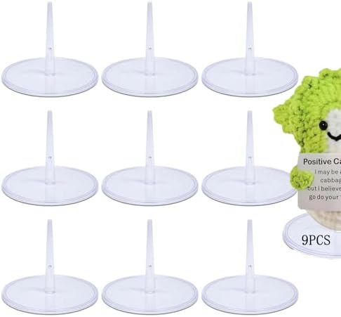 Amazon.com: Primo Lines Artisan Wooden Doll Stand for Mini Crochet ...