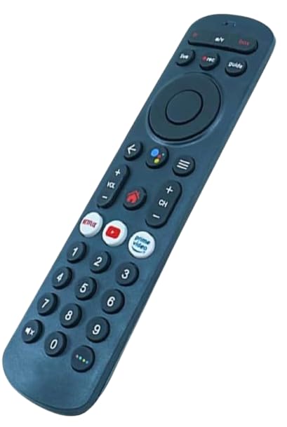 Buy TV OTT Remote Black Universal Remote for Android Smart TV & OTT Box ...