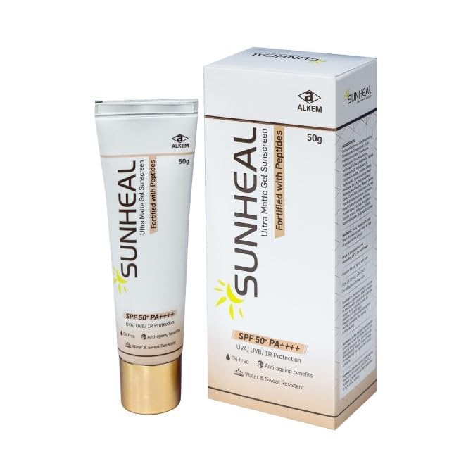 sunheal Matte Gel Sunscreen 50gm Oil Free SPF 50+ PA++++ : Amazon.in ...