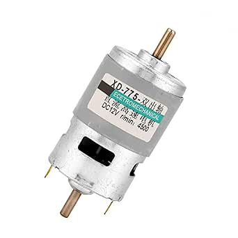 50W High-Power Motor Large Torque Double-Shaft Output DC Motor Electric ...