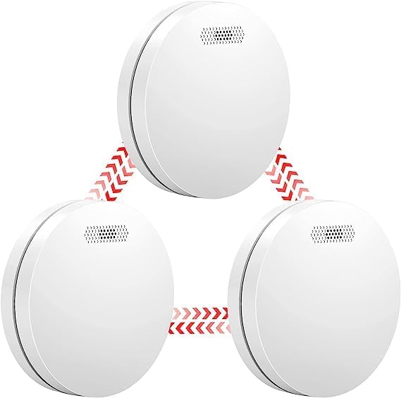 FireAngel Pro Connected Smart Smoke Alarm, Mains Powered with Wireless ...
