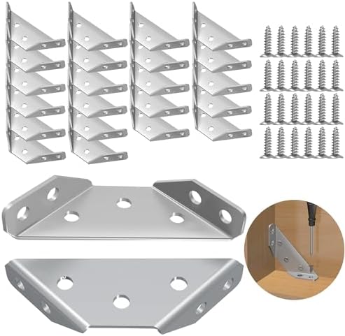 Amazon.com: 12 Pack Universal Stainless Steel Furniture Corner ...