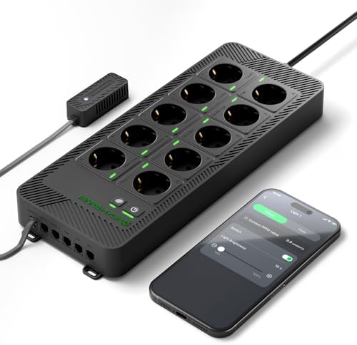 Mars Hydro iHub-Pro 10AC Power Strip Kit, 10-Outlet All-in-One Smart ...
