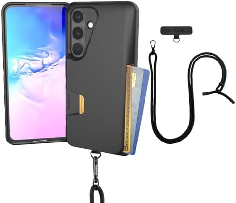 Amazon.com: Smartish Galaxy S24 Ultra Wallet Case with Crossbody Lanyard Strap - Wallet Slayer ...