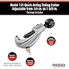 RIDGID - Cortatubos 31632, 151, para Aluminio y Cobre, Plomería ...