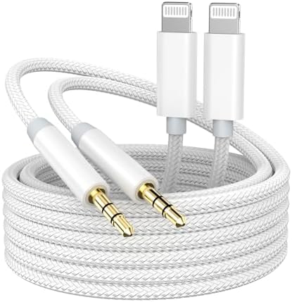 Amazon.com: iSkey [Apple MFi Certified] Aux Cord for iPhone, 3.5mm Aux ...