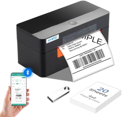 Itari Shipping label printer, Wireless Bluetooth Label Printer, Postage ...