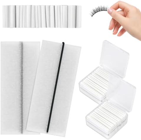 Amazon.com: 40 Pieces Fake Lashes No Glue Apply False Lashes Eyelash ...
