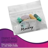 Amazon.com: Pill Pouch Bags - (Pack of 400) 3" x 2.75" - BPA Free, Poly ...