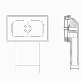 ・ブランド:Talea・製造元:Talea Sanitary Ware Technology Co.,Ltd・製造元/メーカー部品番号:QY008C003・長さ63.8*幅40ｍｍ・材質：PP・丈夫で長持ち・重量：46.4ｇ