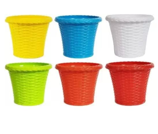 Ocean Mart- Juhi Pot Plastic Flower Pot for Indoor and Outdoor ...