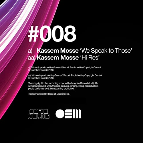 Play We Speak to Those / Hi Res by Kassem Mosse on Amazon Music