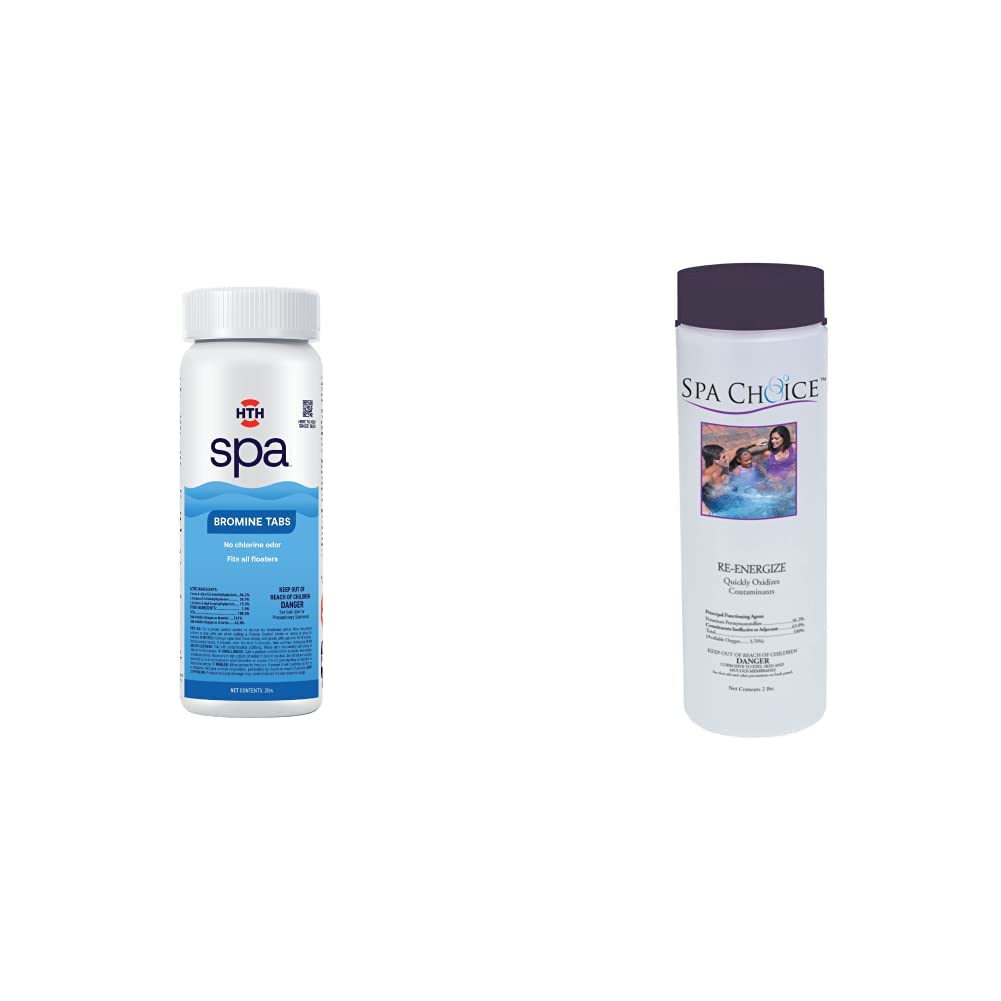 Amazon.com : HTH Spa Care Bromine Tabs, Spa & Hot Tub Chemical ...