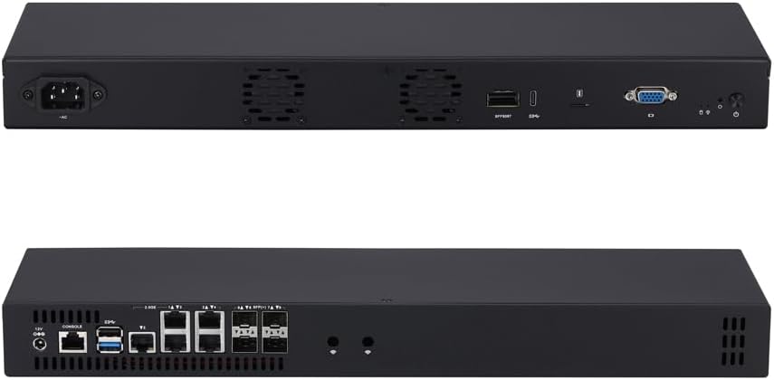 Amazon.com: Qotom Q20331S9 1U Rackmount SFP+ 10GB /2.5G / I225 2.5GB ...