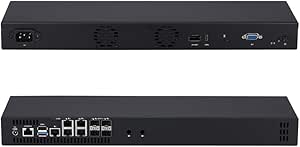 Amazon.com: Qotom 4X SFP+ Mini PC Q20342G9 1U Rack Firewall 5X i226V B3 ...