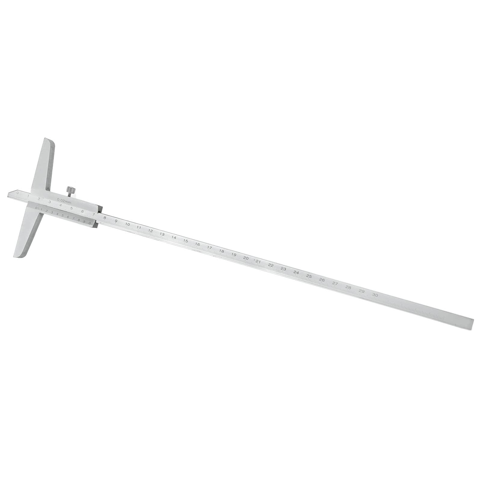 Buy Depth Ruler, 0.02mm Resolution Depth Vernier Caliper 0‑300mm Range ...