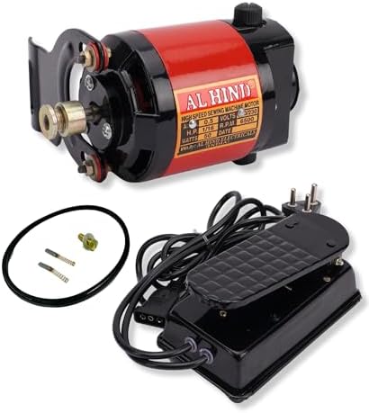 USHA Metal Sv Domestic Sewing Machine Motor 1/20 Hp - Black, Adult ...