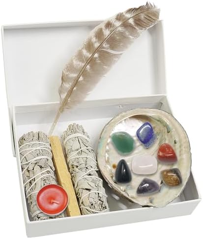 Sage Smudge Kit - White Sage Smudge Sticks ~ Abalone Shell 5-6 in ~ 2 ...