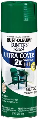 Rust-Oleum Painter's Touch Ultra Cover Gloss Meadow Green Spray Paint ...