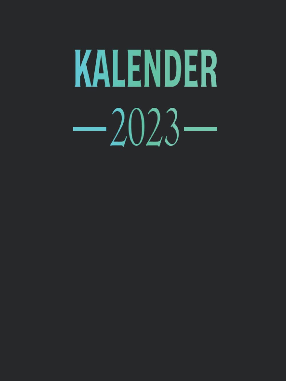 Kalender 2023: Dagbok 2023 en sida per dag, 365 dagar, med ...