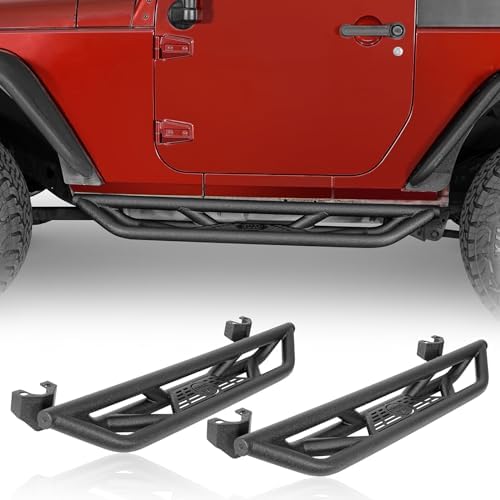 Amazon.com: u-Box JK 2-Door Side Steps Running Boards, Drop Tubular ...