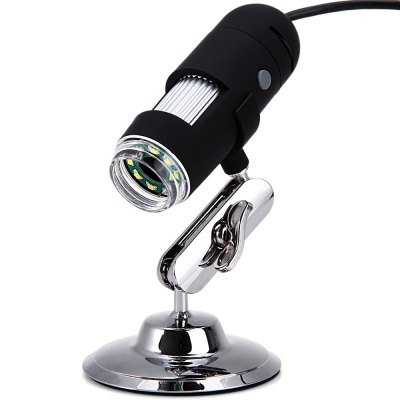 10X to 800X USB Digital Microscope Magnifier with LED Light - BLACK ...