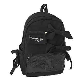 MIPPO® Women's Knotted Bow Design Nylon Backpack | Large Capacity ...