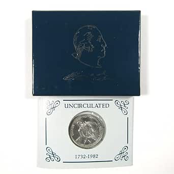 1982 D George Washington Commemorative Half Dollar Uncirculated OGP at ...