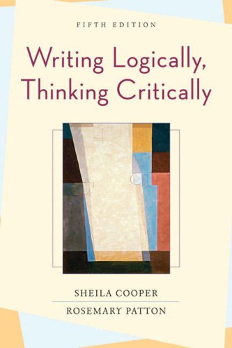 Amazon.com: Writing Logically, Thinking Critically: 9780321414311: Cooper, Sheila, Patton ...