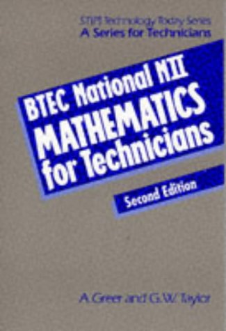 BTEC National NII Mathematics for Technicians: Amazon.co.uk: Alex Greer, Graham Taylor ...