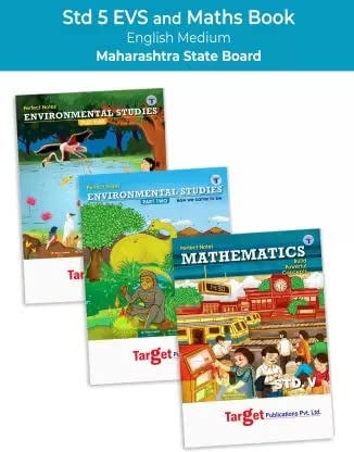 Std 5 EVS And Maths Books | Perfect Notes | English Medium ...