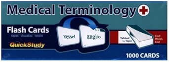 Medical Terminology Flash Cards (1000 cards): a QuickStudy Reference ...