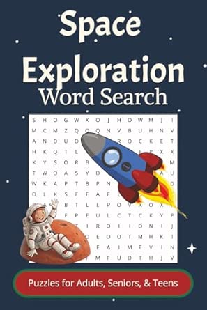 Space Exploration Word Search Puzzle Book: Word Searches with Easy to ...