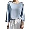 Camicia Donna, Camicetta in Raso di Seta da Donna Estate Elegante ...