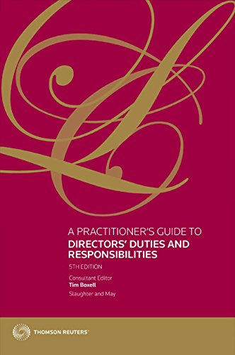 A Practitioner's Guide to Directors' Duties and Responsibilities ...