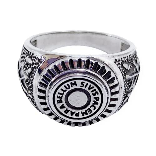 Amazon.com: Men's ring Si vis pacem, para bellum, code 700790YM ...