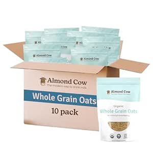 Amazon.com: Almond Cow Organic Whole Grain Oats, Natural Organic ...