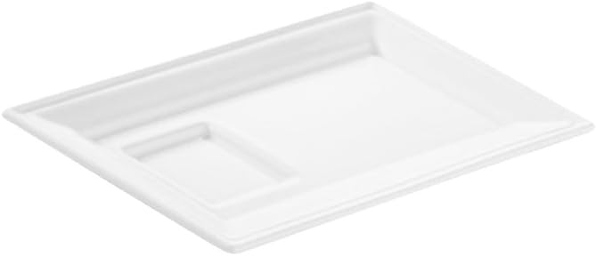 Amazon.com | Revol Time Square Rectangular Tray with 1 Indent, 8-1/2 by ...