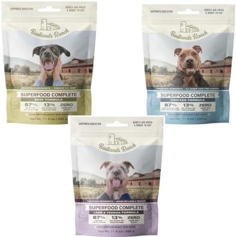 Amazon.com : BADLANDS RANCH Premium Chicken, Beef, Lamb & Venison ...