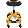 Amazon.com: DEWALT Heavy-Duty Metal Rolling Stool for Shop or Garage ...