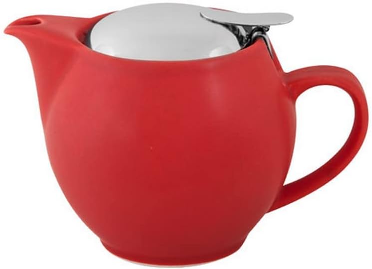 Bevande Rosso Tealeaves Teapot, Red, 350 ml Capacity : Amazon.com.au ...
